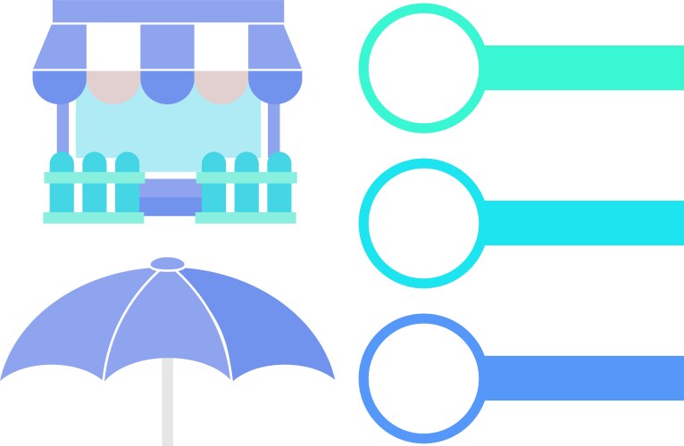 Business ownership strategy infographic chart Vector Image