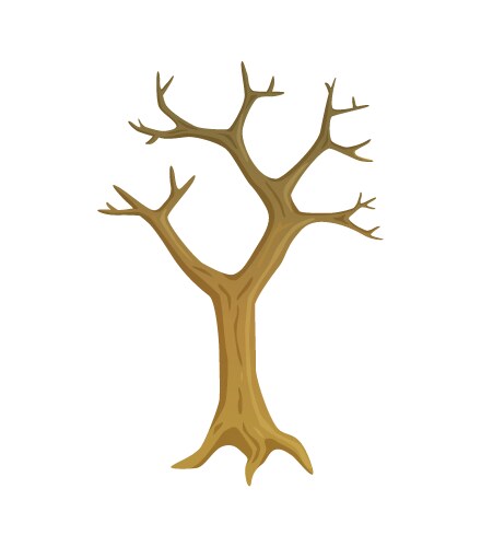 Tree isolated Royalty Free Vector Image - VectorStock
