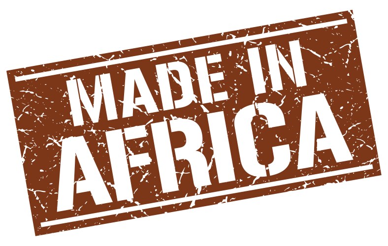 Made in africa Royalty Free Vector Image - VectorStock