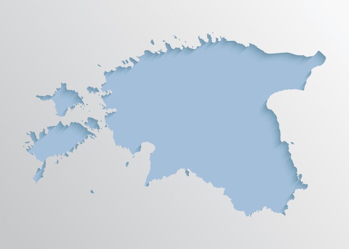 Map Slovenia Abstract Inner Shadow Royalty Free Vector Image