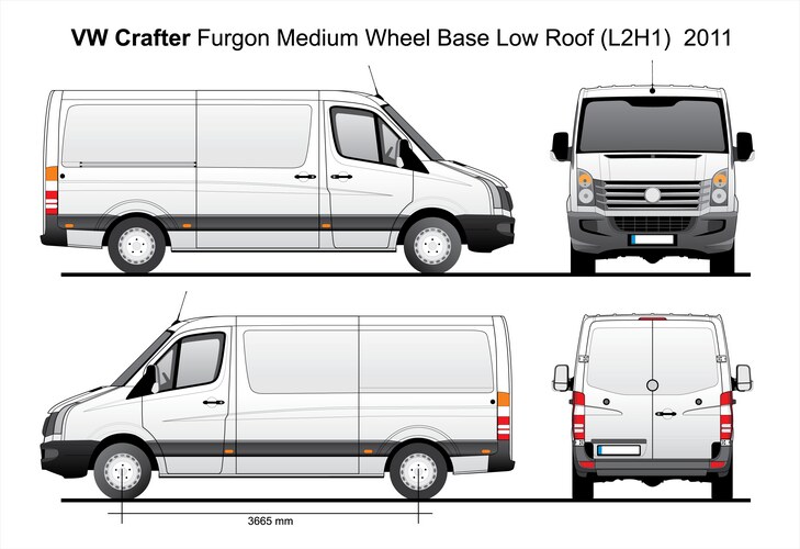 Volkswagen transporter Vector Images & Graphics for Commercial Use ...