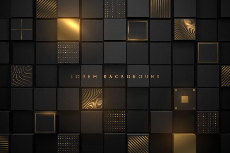 Background Black Gold Vector Images (over 510,000)