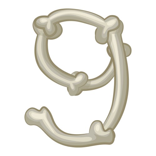 Cartoon giraffe font lettering alphabet set Vector Image