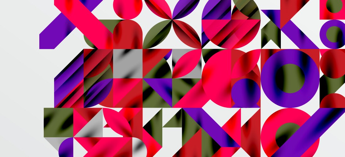 Geometric neo patterns abstract background for Vector Image