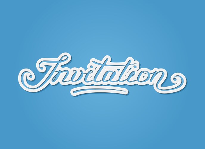 Welcome hand drawn lettering Royalty Free Vector Image