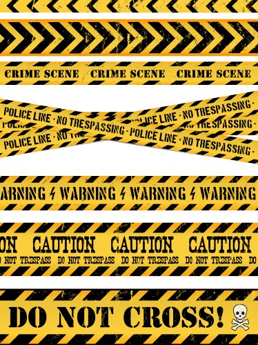Crime Scene Tape Vector Images (over 2,000)