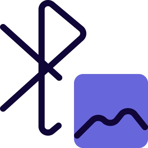 Easy way to sharing images with bluetooth Vector Image