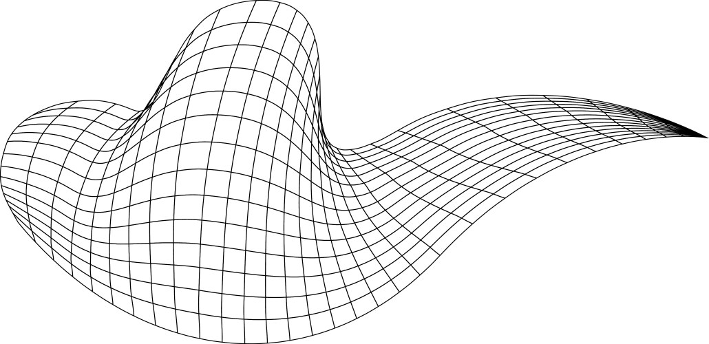 Net flying waving texture wave textile fabric Vector Image