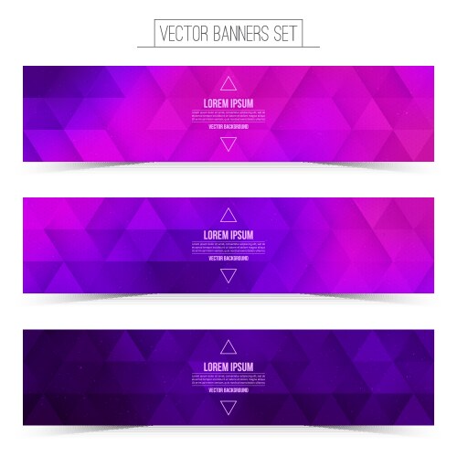 Global banners Royalty Free Vector Image - VectorStock