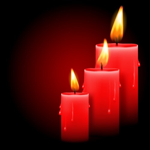 Candle Royalty Free Vector Image - VectorStock
