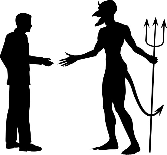 Devil Handshake Vector Images (81)
