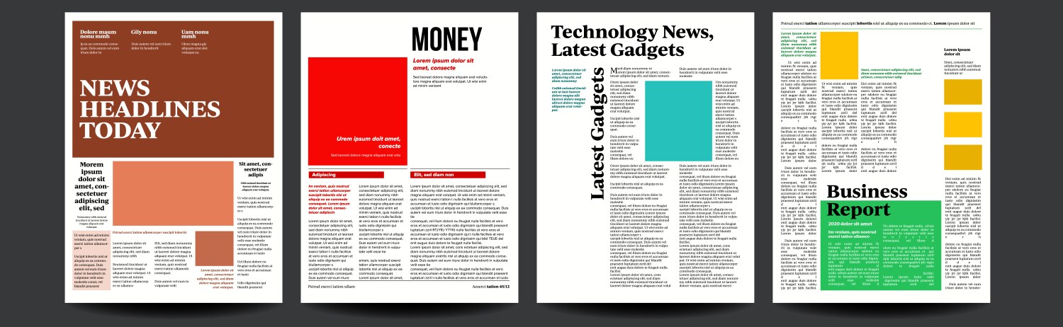 Newspaper Royalty Free Vector Image - VectorStock