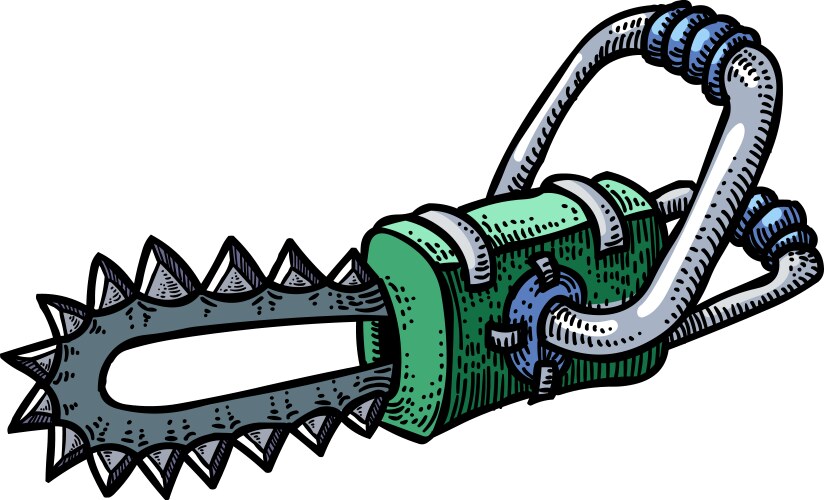 Cartoon Chainsaw Vector Images (over 1,300)