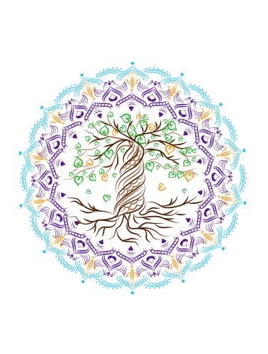 Mandala Tree Vector Images (over 1,200)