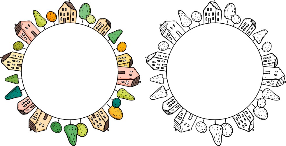 Houses in Circle Vector Images (over 210,000)