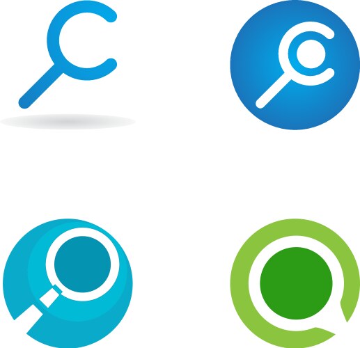 Search logo Royalty Free Vector Image - VectorStock