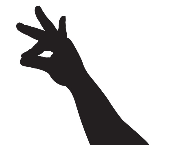 Silhouette Middle Finger Vector Images (over 490)