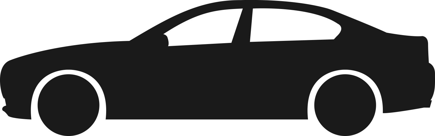 Car icon isolated simple side logo Royalty Free Vector Image