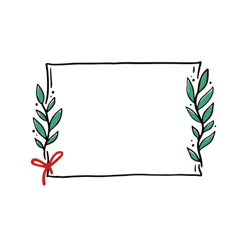 Rectangle Christmas Border Vector Images (over 3,600)