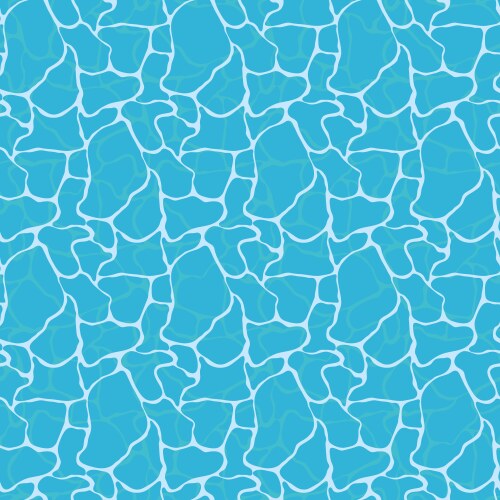 Seamless pattern of blue swimming pool water Vector Image