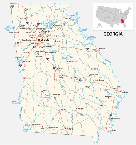 Georgia State Outline Vector Images (over 1,400)