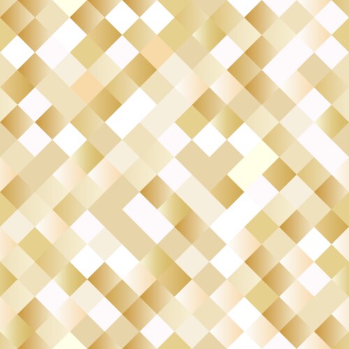 Retro pattern with golden squares Royalty Free Vector Image