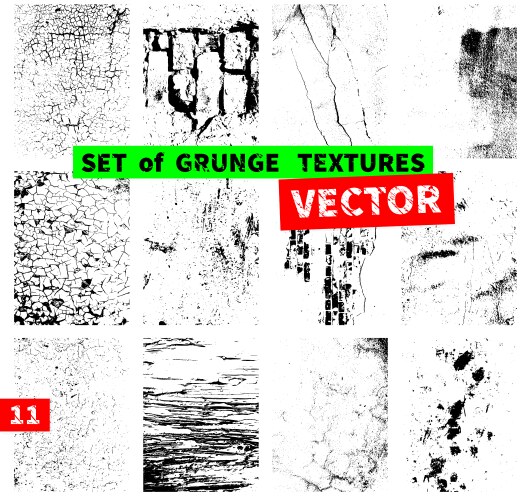 Set of textures Royalty Free Vector Image - VectorStock