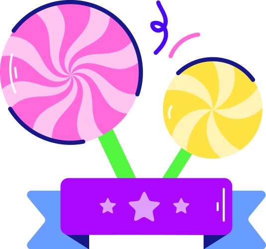 Lollipop Royalty Free Vector Image - VectorStock