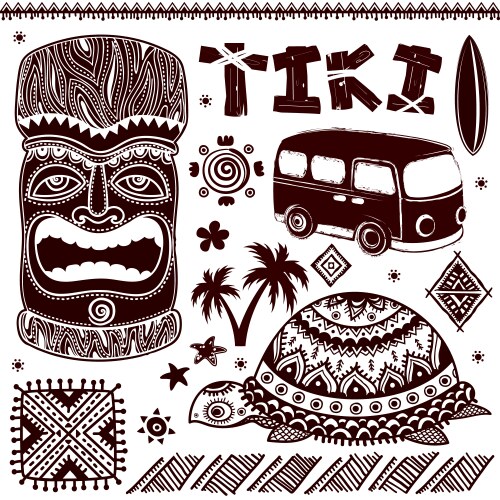Tiki Vector Images (over 8,100)