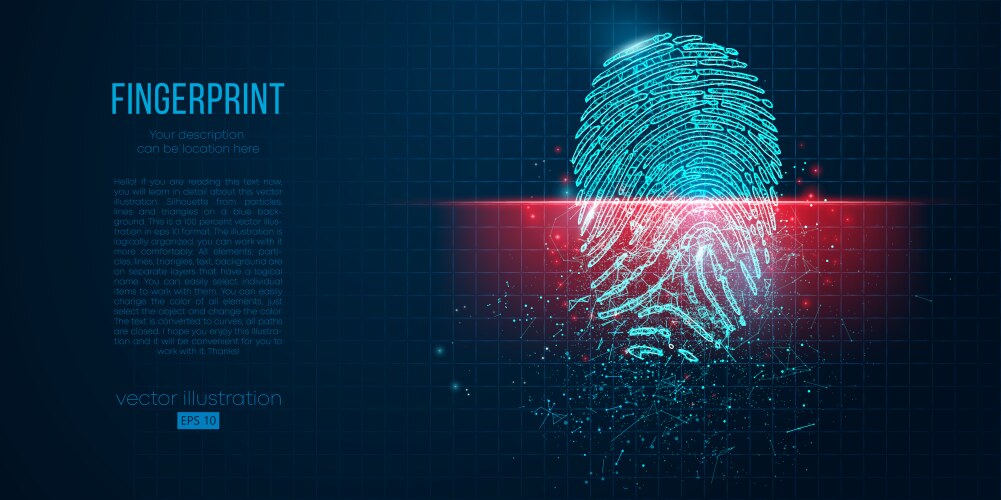 Digital Finger Print Vector Images (over 5,300)