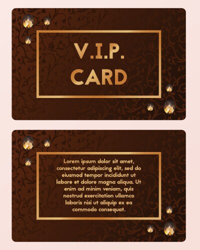 Vip Visiting Card Vector Images (over 990)