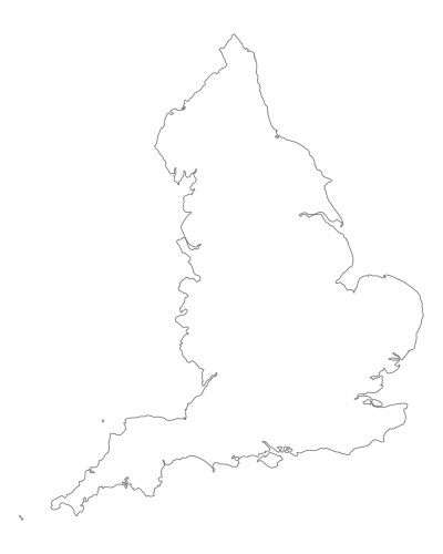 Map of england Royalty Free Vector Image - VectorStock