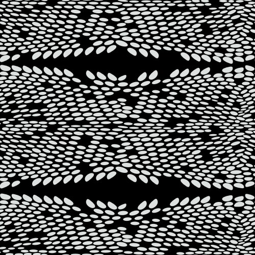 Snake skin scales texture seamless pattern black Vector Image