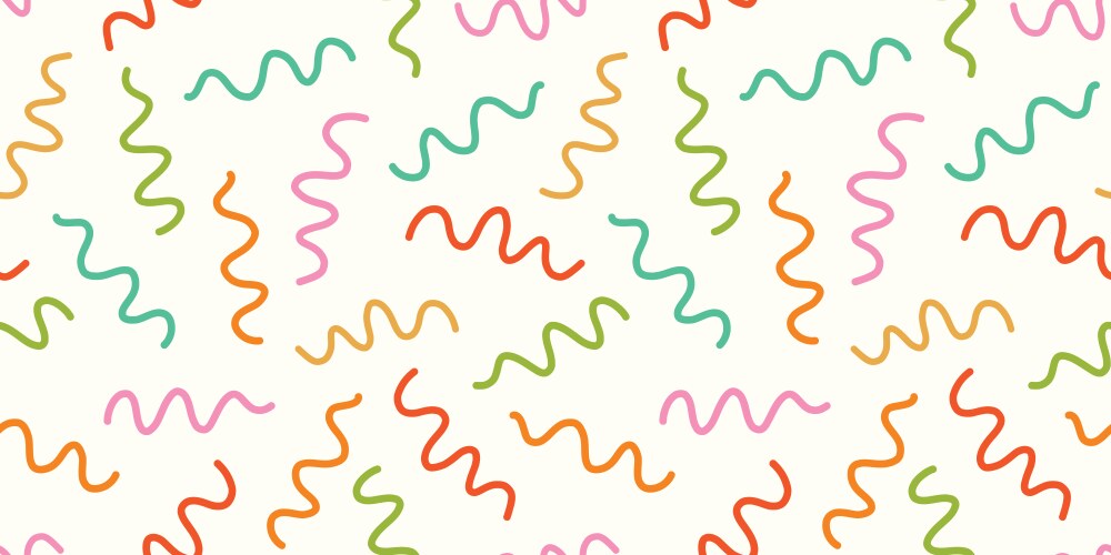 Retro frame with wavy border psychedelic Vector Image