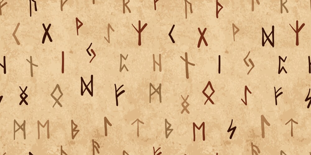 Seamless Viking Runes Vector Images (over 330)