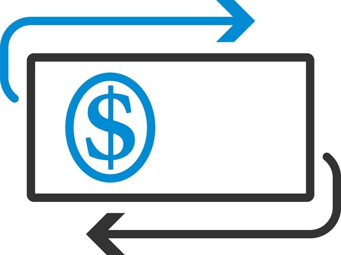 Return reverse back icon arrow ui button Vector Image