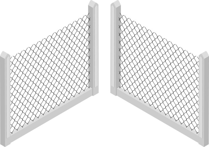 Isometric Fence Vector Images (over 3,700)