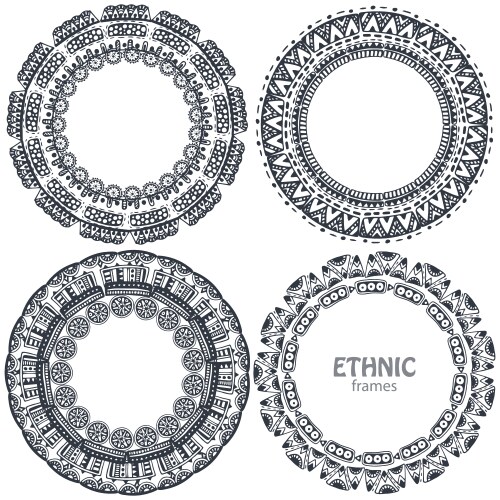 Aztec Tribal Frames Vector Images (over 9,600)