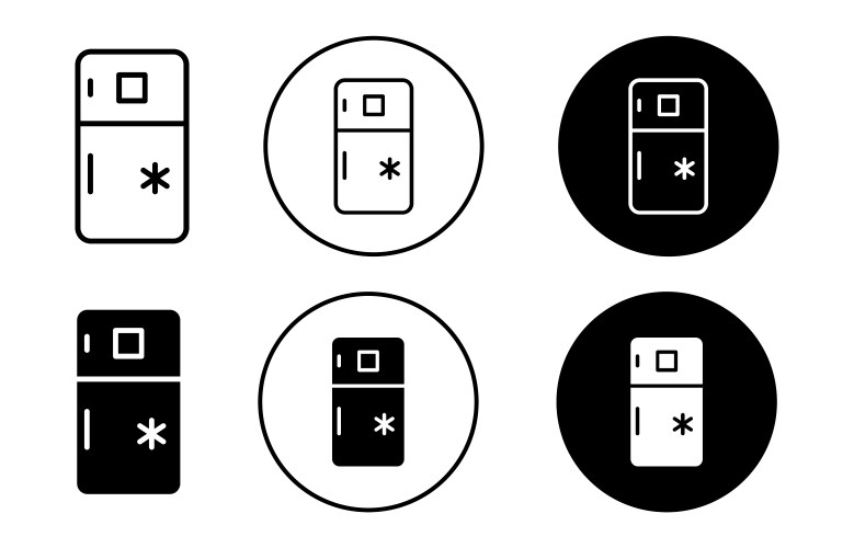Boxes icon collection of outline thin line symbol Vector Image
