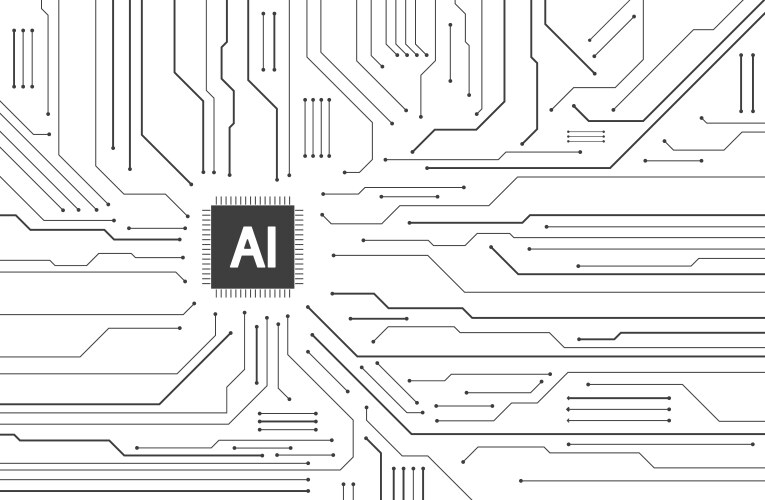 Artificial intelligence Royalty Free Vector Image
