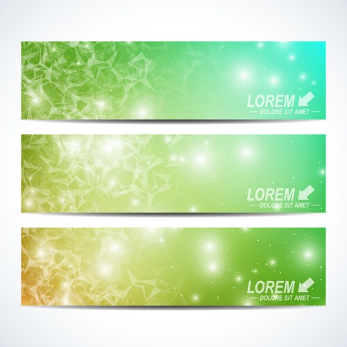 Spring horizontal banners Royalty Free Vector Image