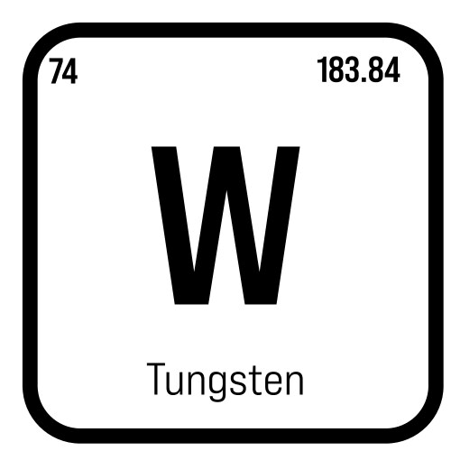 Tungsten Periodic Table of Elements Vector Images (53)