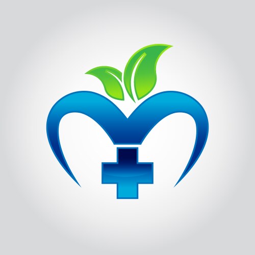 Pharmacy medical logo Royalty Free Vector Image