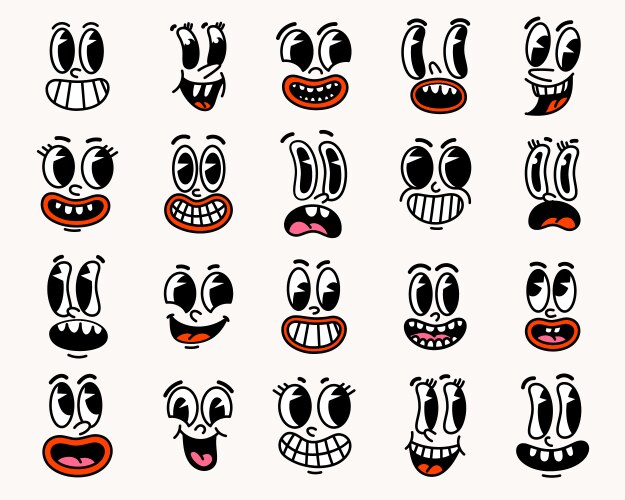 Cartoon Faces Funny Vector Images (over 410,000)
