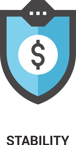 Financial stability Royalty Free Vector Image - VectorStock