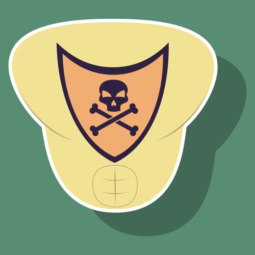 Superhero color sticker badges emblems logos Vector Image