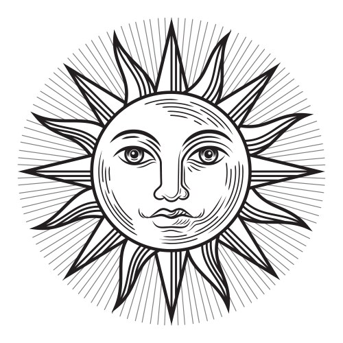 Medieval Sun Vector Images (over 2,600)