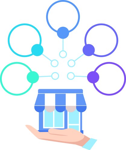 Mechanism part infographic chart design element Vector Image