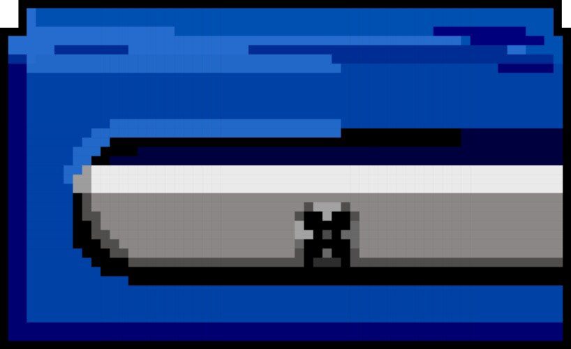 Tool pencil sharpen game pixel art Royalty Free Vector Image