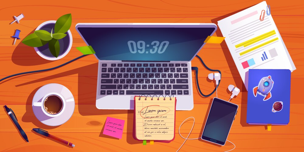 Office Top View Vector Images (over 11,000)
